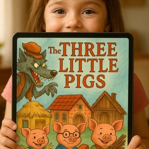 The Three Little Pigs - Digital Children's Storybook With Colorful ...