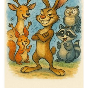 The Tortoise and the Hare - Kids Storybook With Character Art | Instant ...