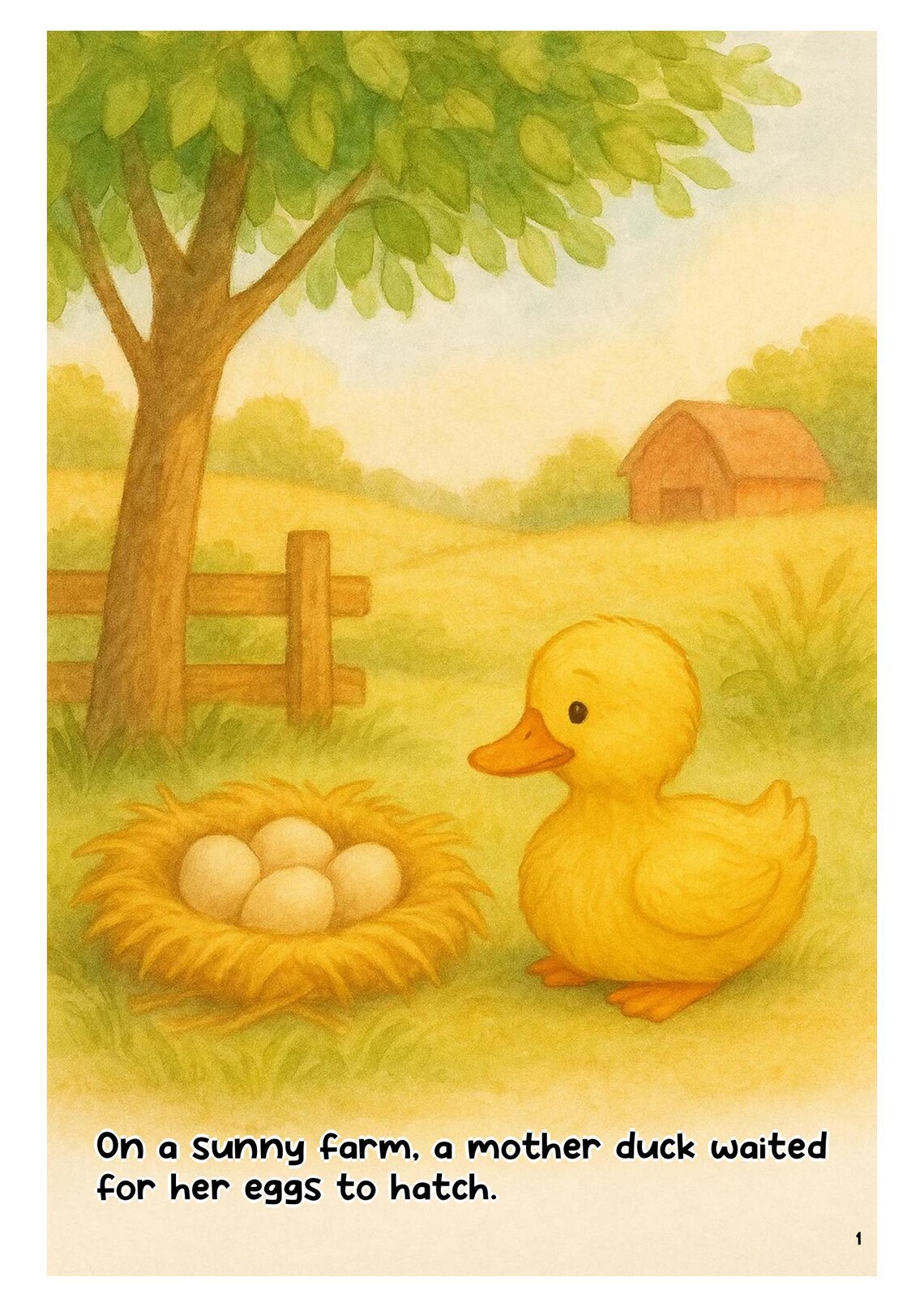 The Ugly Duckling Storybook: Kids Digital Fairy Tale With Character Art ...