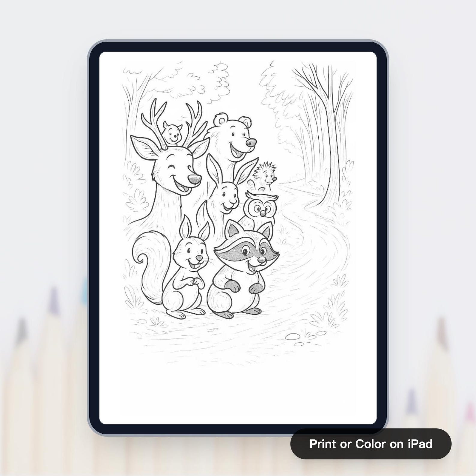 The Tortoise and the Hare Coloring Storybook PDF for Kids - Instant ...