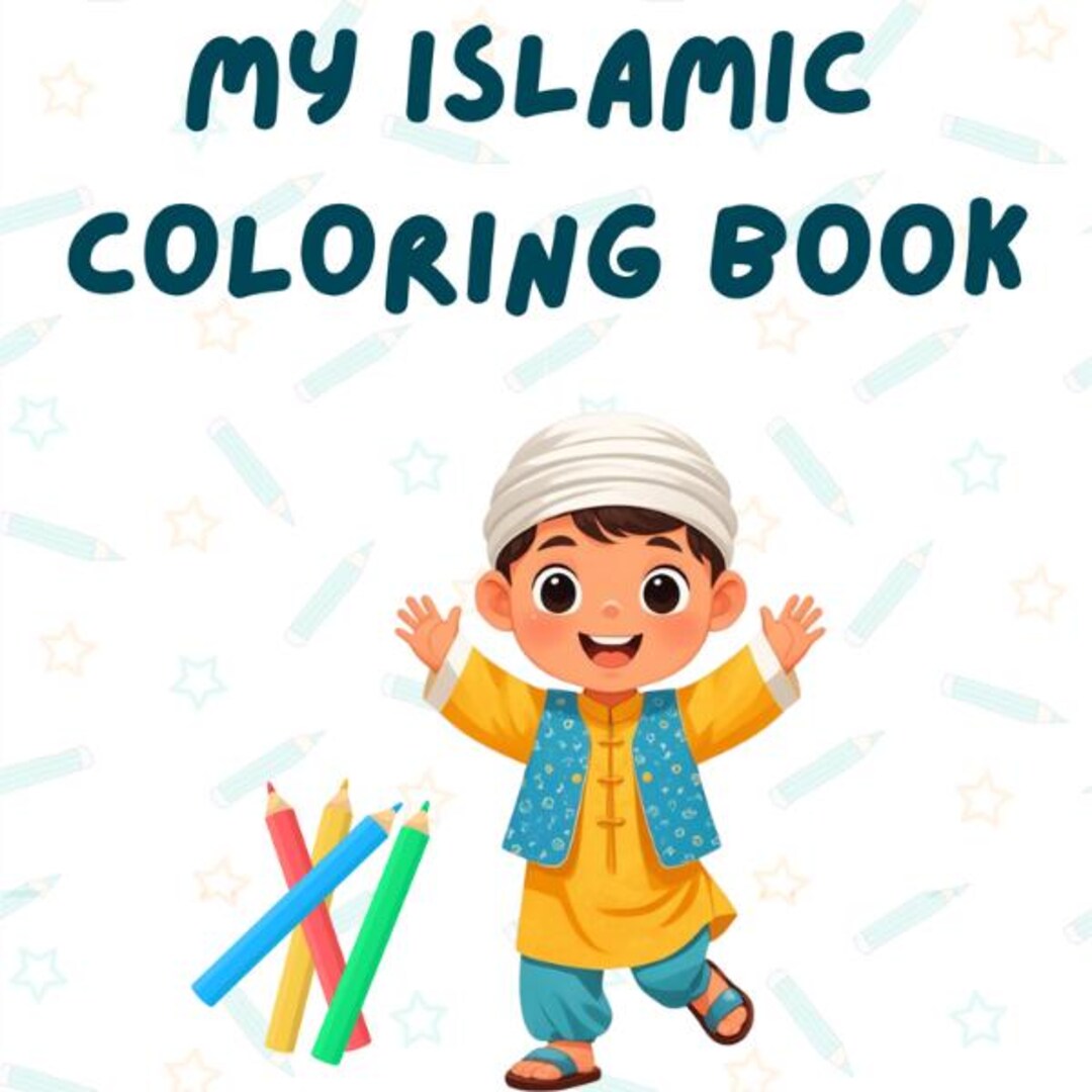 Kids Islamic Places Coloring Book PDF – Learn About Holy Sites – Masjid ...