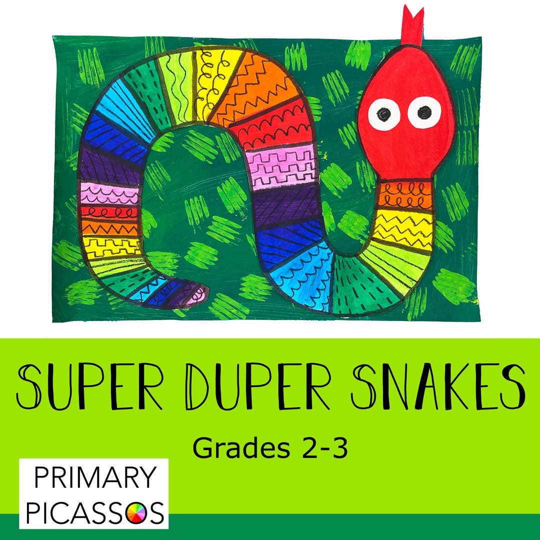 Fun & Easy Art Lesson for Kids | Elementary Art Project | Homeschool ...