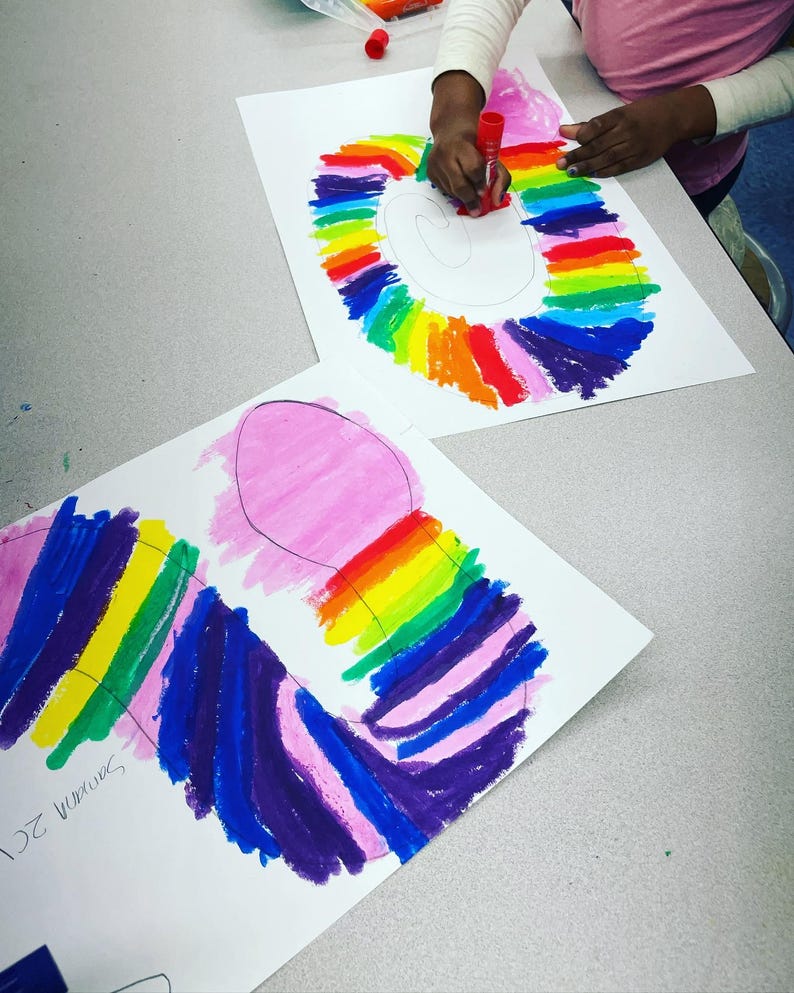 Fun & Easy Art Lesson for Kids | Elementary Art Project | Homeschool ...