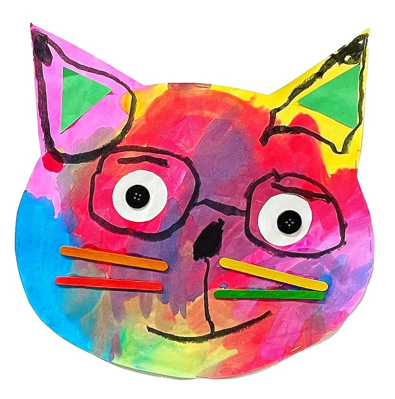 Fun & Easy Art Lesson for Kids | Elementary Art Project | Homeschool ...