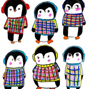 Penguin Art Project | Winter Activity for Kids | Fun Easy Art Lesson ...