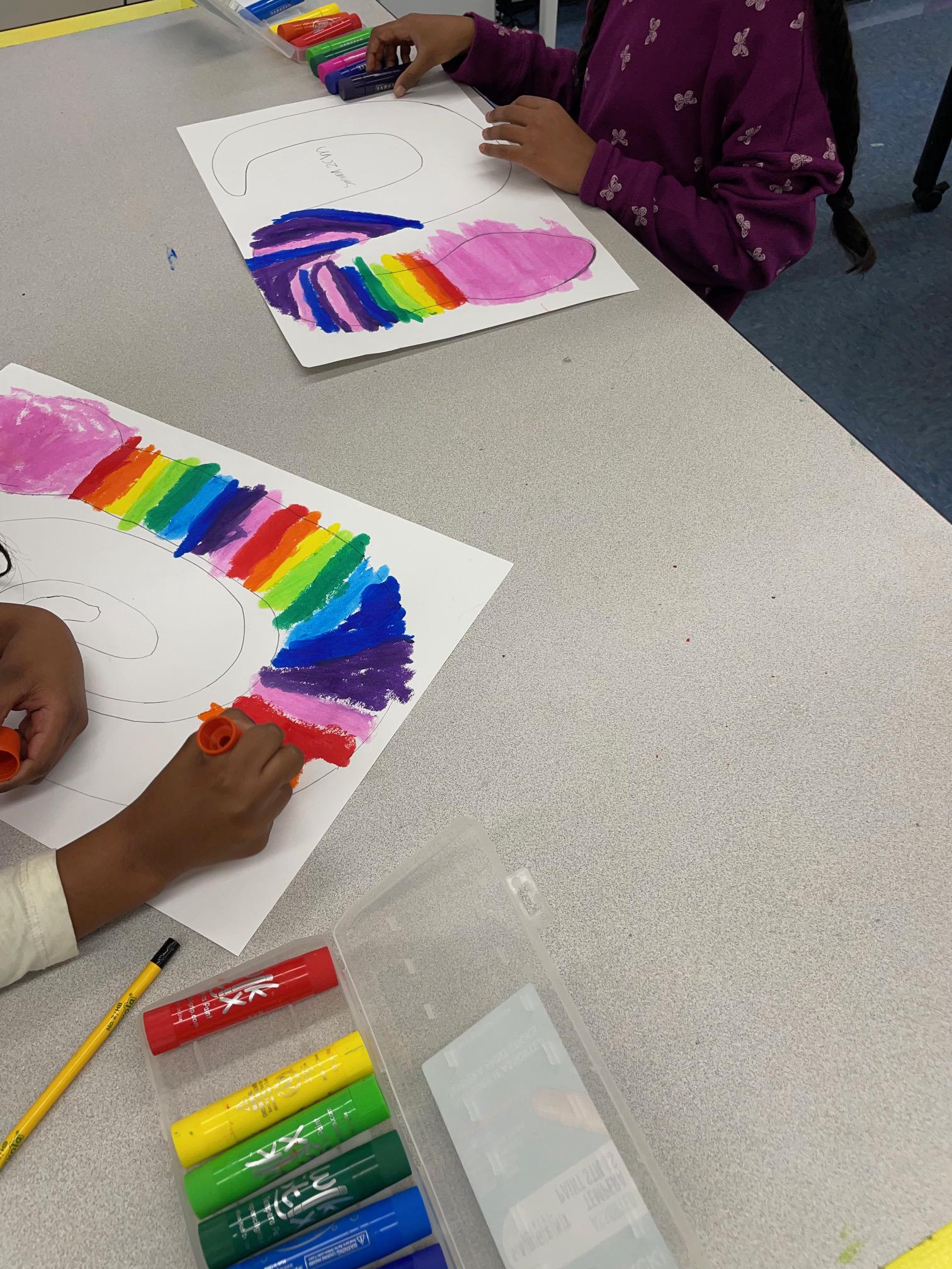 Fun & Easy Art Lesson for Kids | Elementary Art Project | Homeschool ...