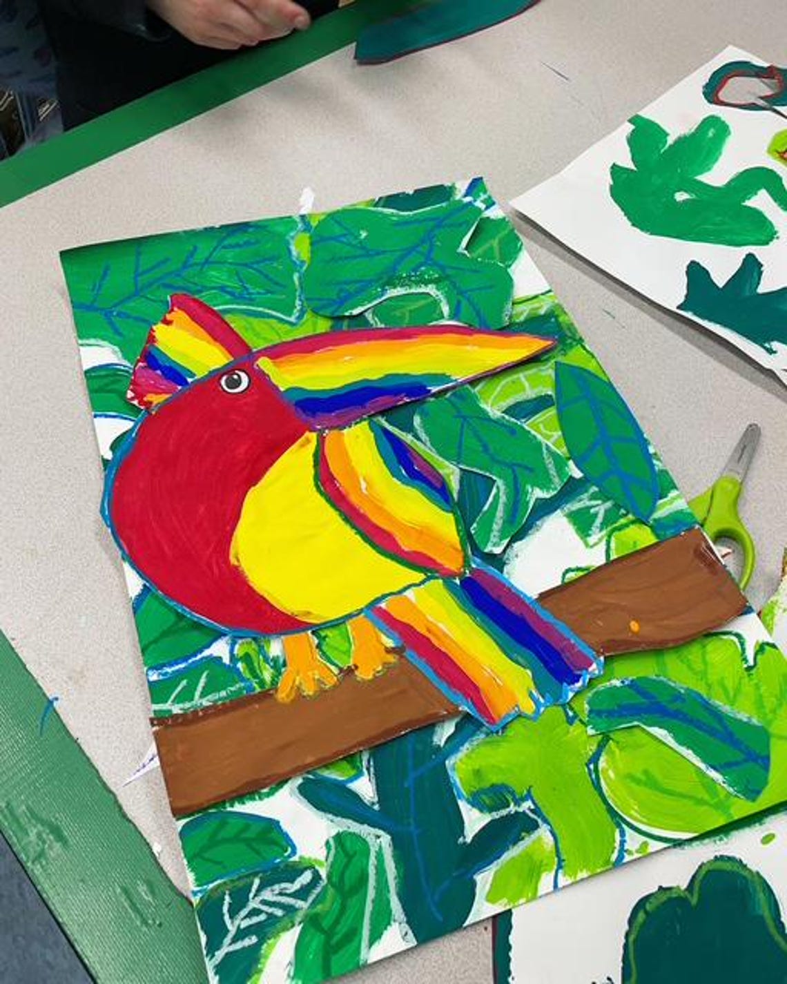 Fun & Easy Art Lesson for Kids | Elementary Art Project|homeschool Art ...