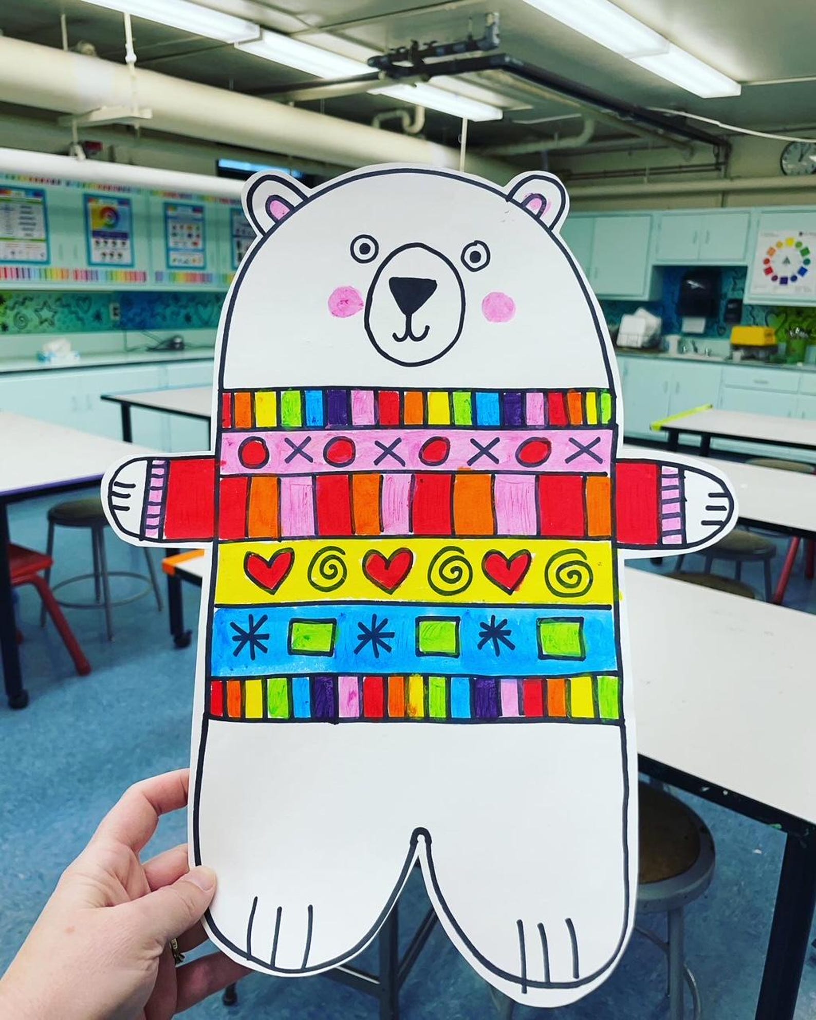 Polar Bear Art Project | Winter Activity for Kids | Fun Easy Art Lesson ...