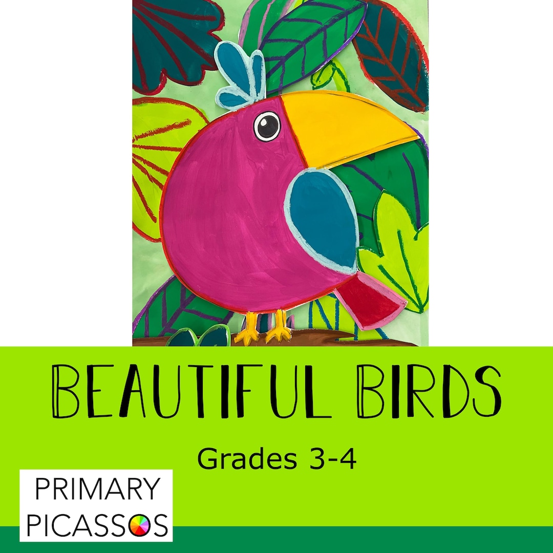 Fun & Easy Art Lesson for Kids | Elementary Art Project|homeschool Art ...