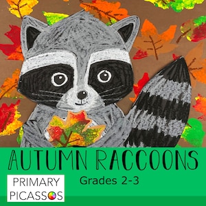 Raccoon Art Project | Fall Activity for Kids | Fun Art Lesson for Kids ...