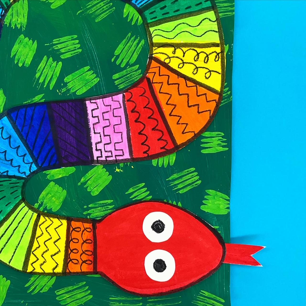 Fun & Easy Art Lesson for Kids | Elementary Art Project | Homeschool ...