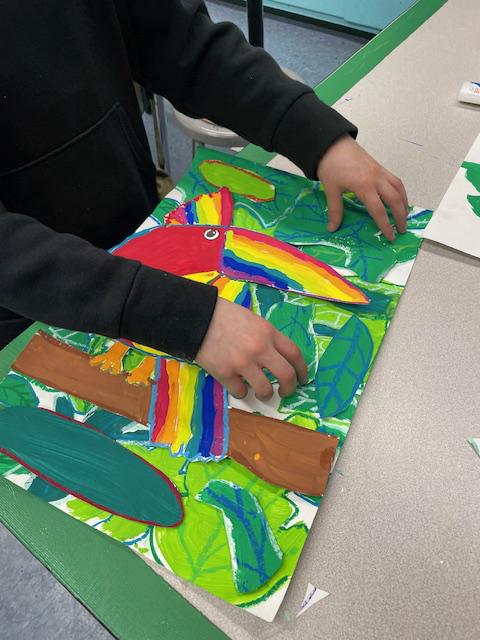 Fun & Easy Art Lesson for Kids | Elementary Art Project|homeschool Art ...