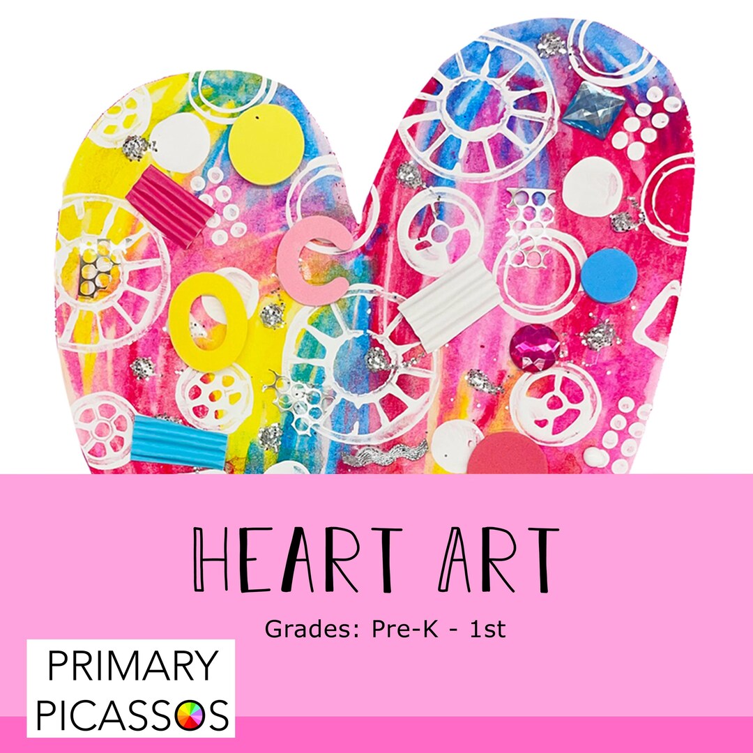 Art Lesson for Kids | Valentine's Day Art Project | Homeschool Art ...