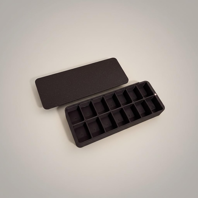AM PM Pill Container, Magnetic Closure, Travel Medicine Case - Etsy