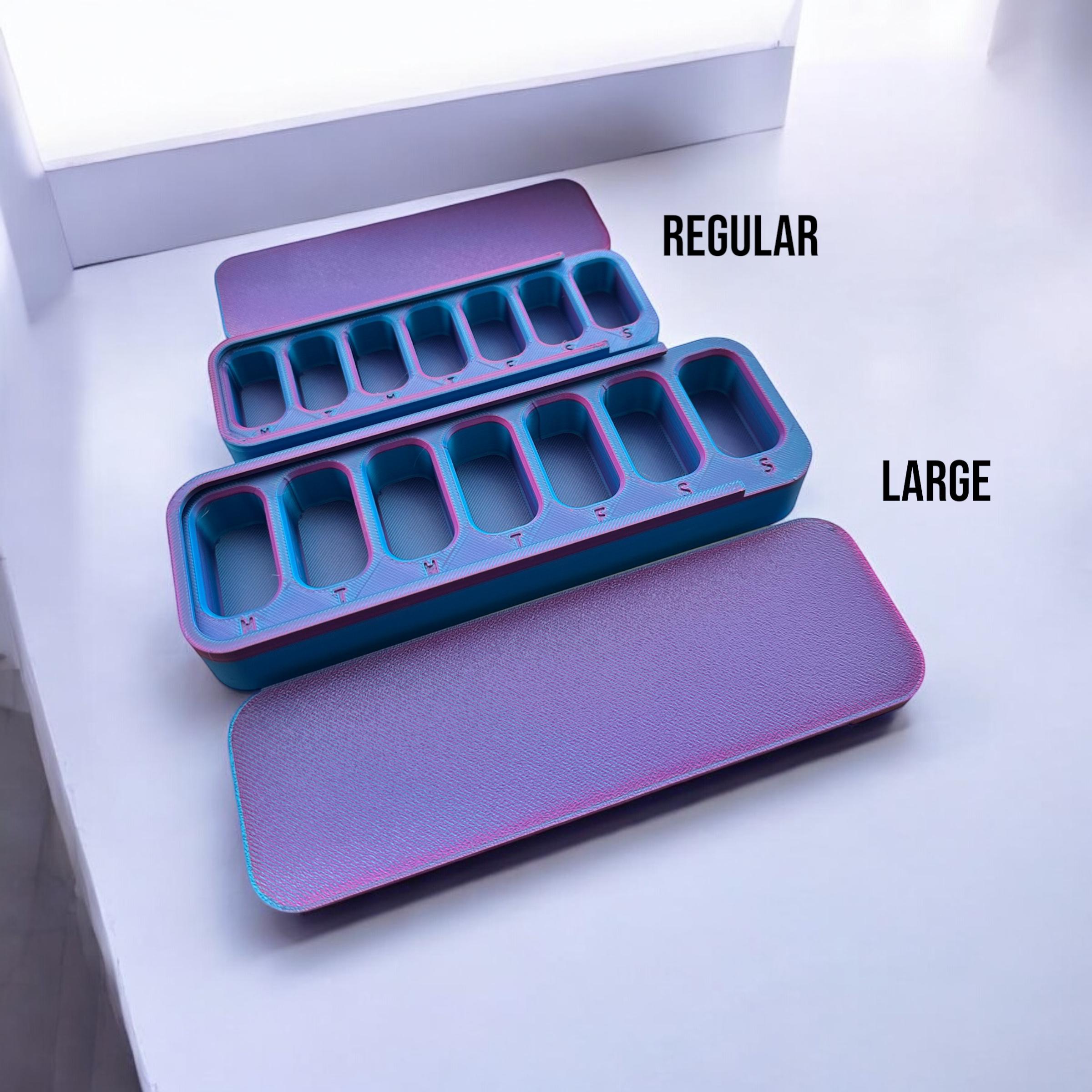 Large 7 Day Pill Case, Weekly Medication Organiser - Etsy