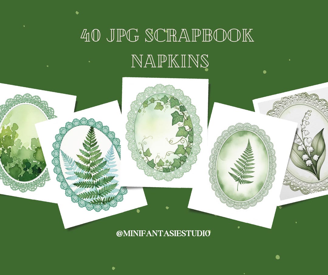 40 Printable Lace Napkins JPG, Vintage Frames, Scrapbooking, DIY Cards ...