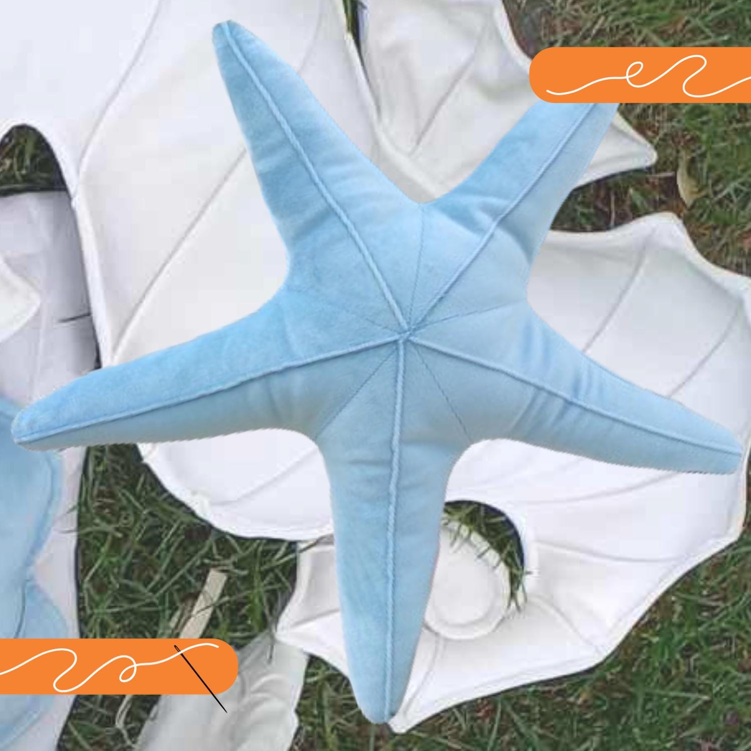 Starfish Pillow Pattern Sewing, PDF Pattern Sewing, Home Decor Sewing ...