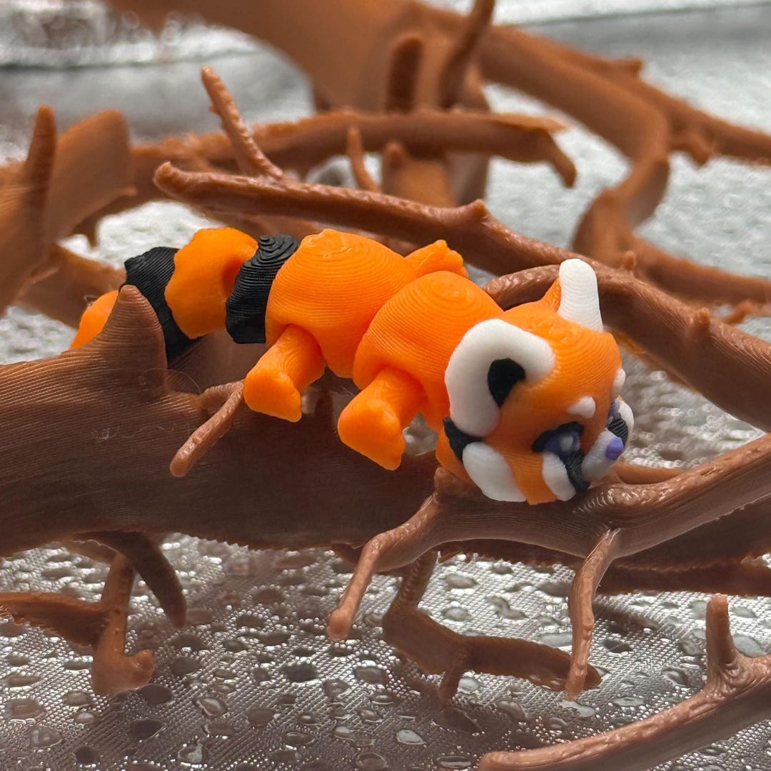 3D Printed Articulated Infant Print-a-pal Fox - Feel Fox-tastic? - Etsy