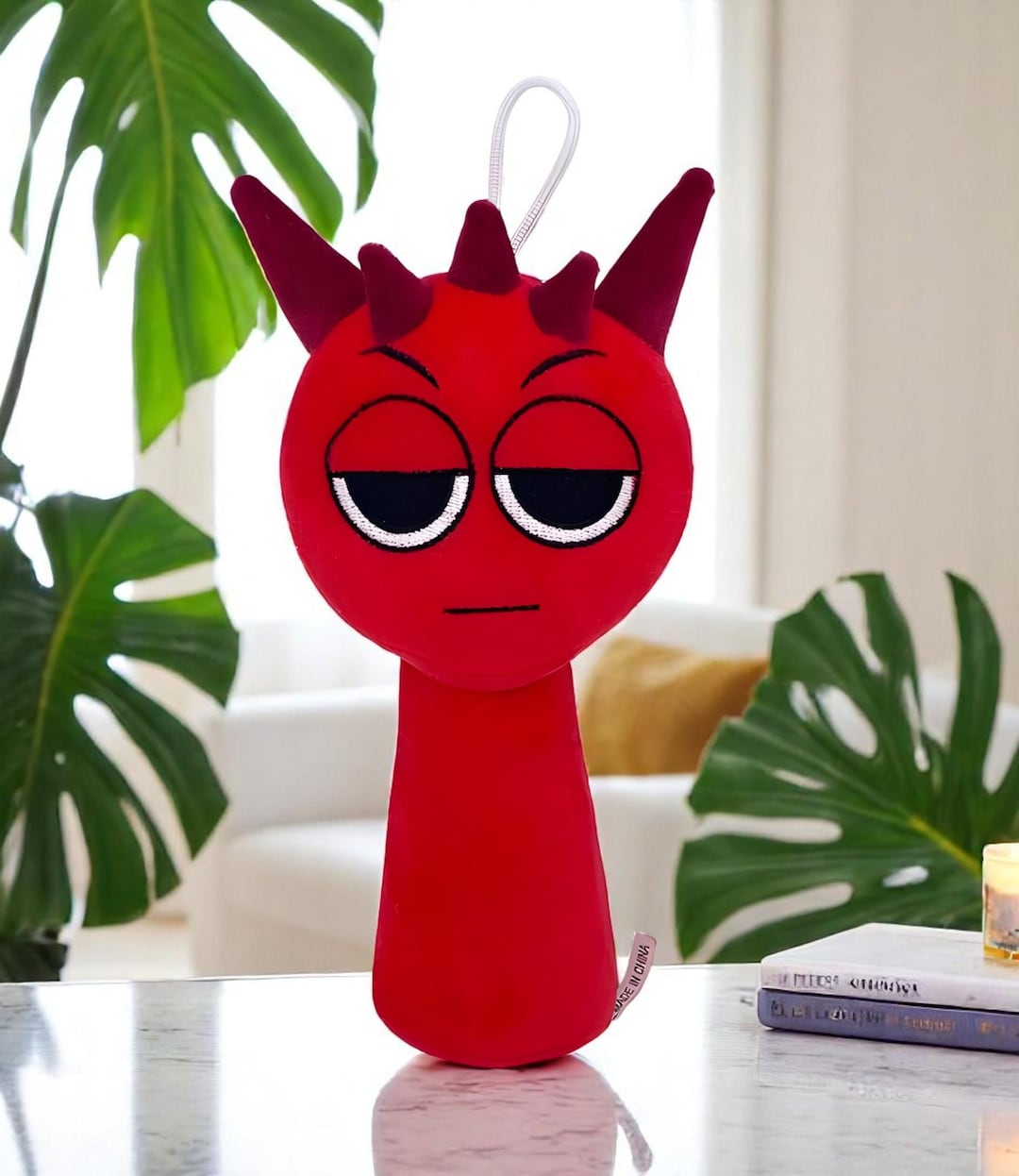 Raddy Sprunki Plush – Red Incredibox Mod Soft Toy Collectible - Etsy