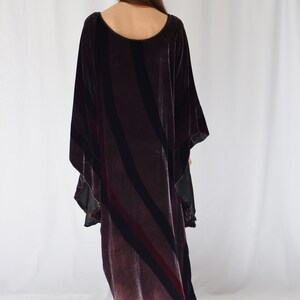 Vintage Velvet Caftan Gown | OS - Etsy