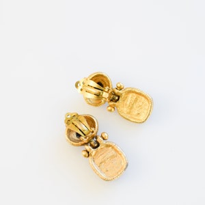 Vintage 1990s Lazaro Neoclassical Intaglio Earrings Greek - Etsy