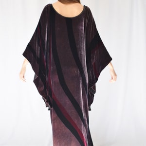 Vintage Velvet Caftan Gown | OS - Etsy
