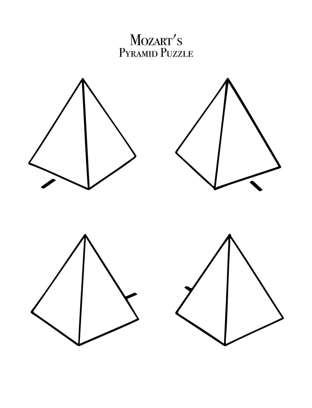 Mozart Coloring Puzzle Train Your Creativity Spatial Thinking and Math ...