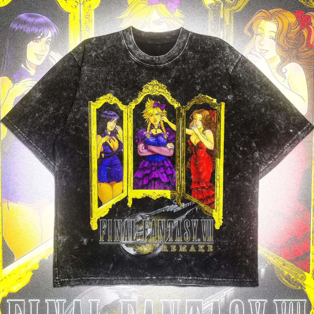 Vintage Final Fantasy VII Tifa Lockhart Japanese Anime T-shirt ...
