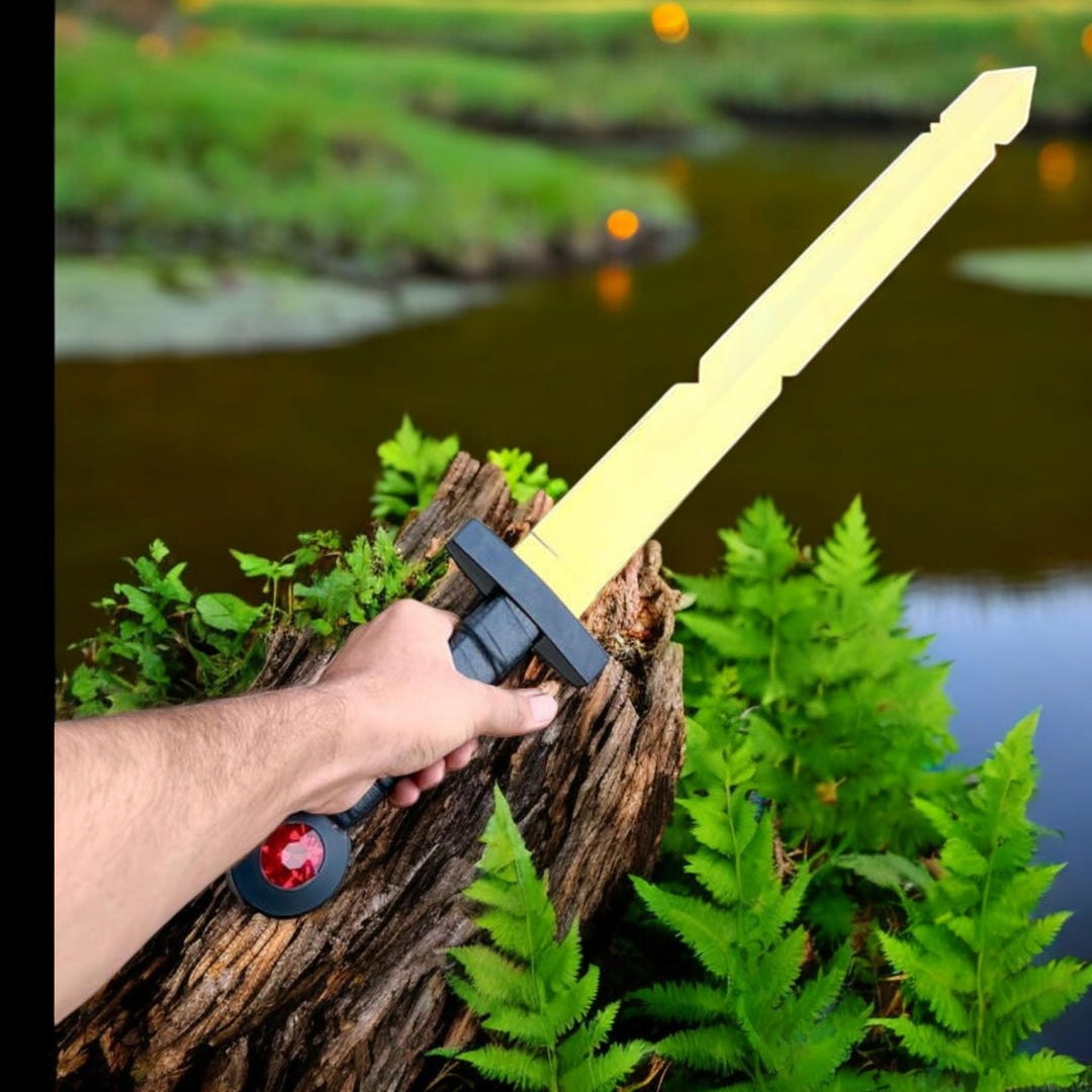 Handmade Sword Finn's Scarlet Sword Replica: Adventure Time Cosplay ...