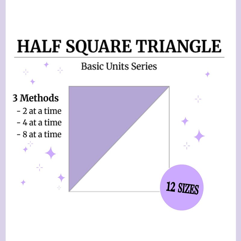 Half Square Triangle - Etsy