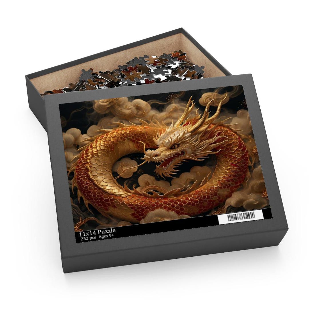 Dragon Puzzle Luxury Art Jigsaw - Etsy