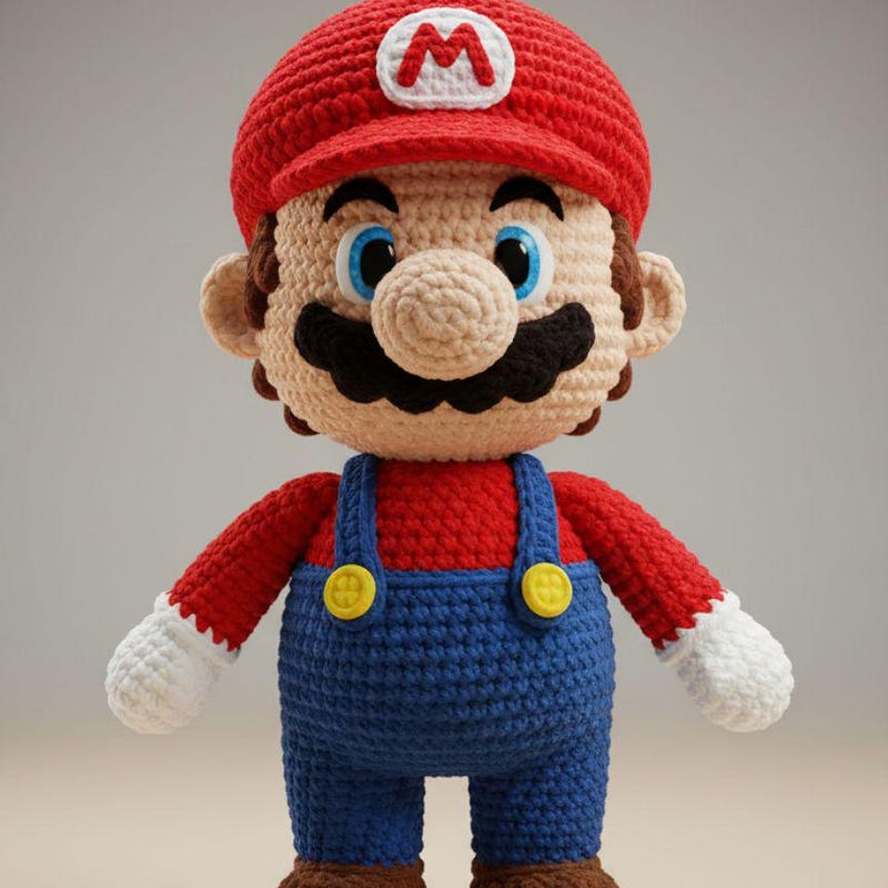 Mario Plush - Etsy