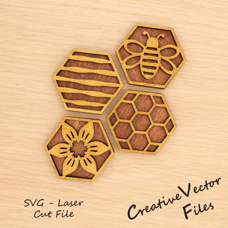 Hexagon Magnet Set - Etsy