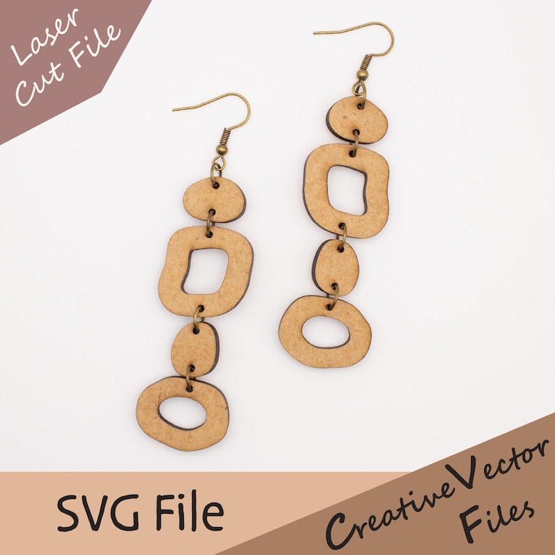 Boho Dangle Laser Cut File SVG, Digital Download - Etsy