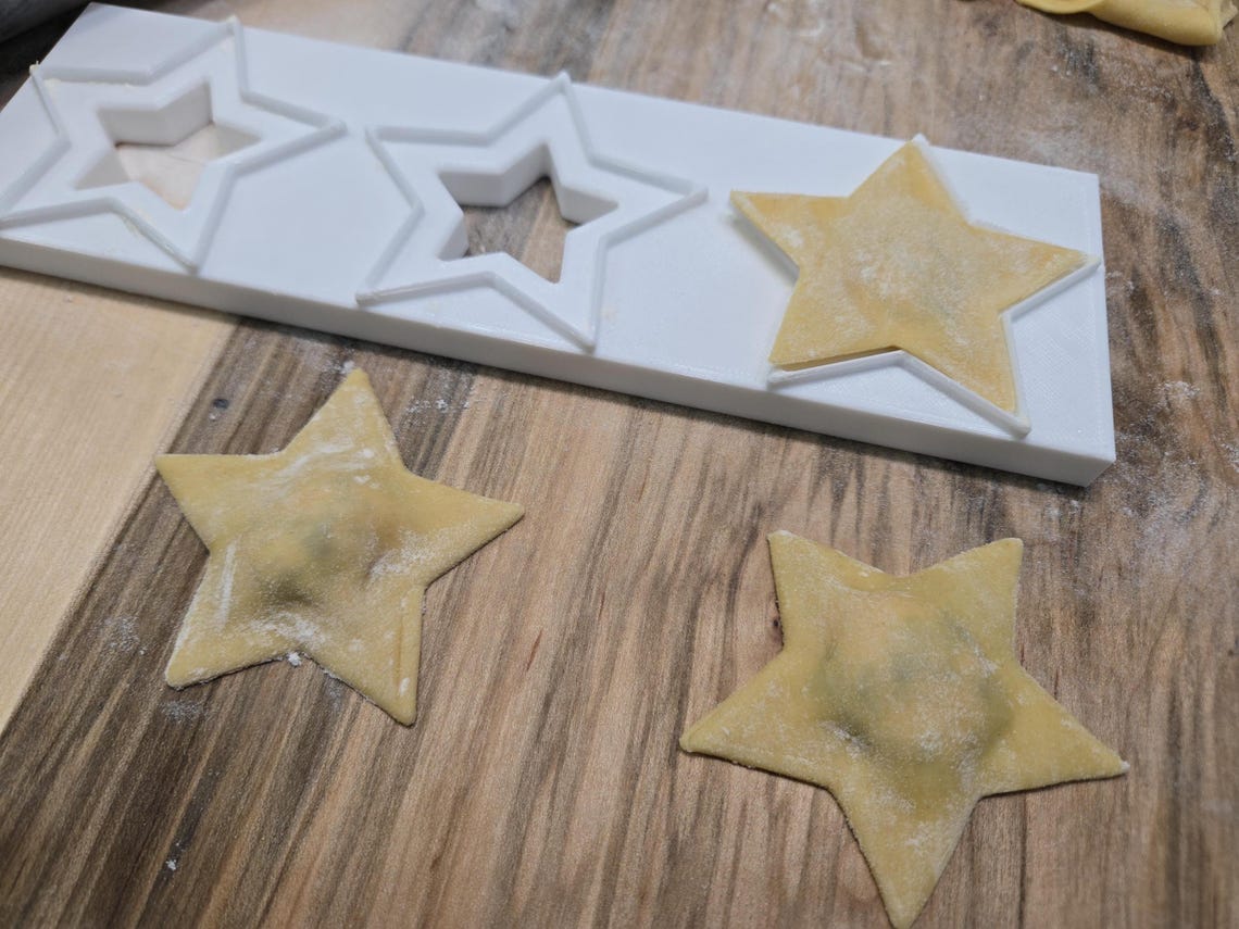 Star and Moon Ravioli Mold Set: Fun Pasta Shapes - Etsy