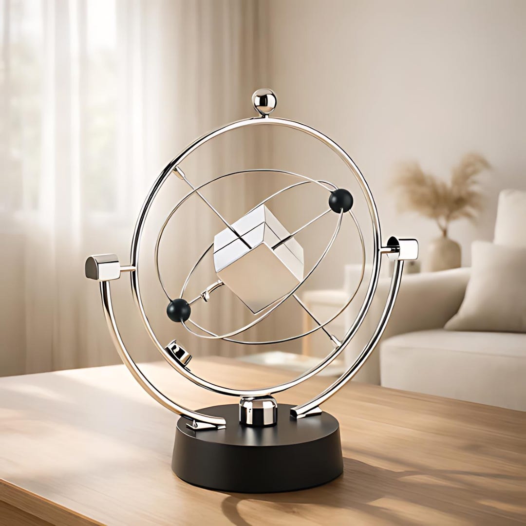 Magnetic Swing Kinetic Sculpture, Perpetual Motion Desk Decor - Etsy
