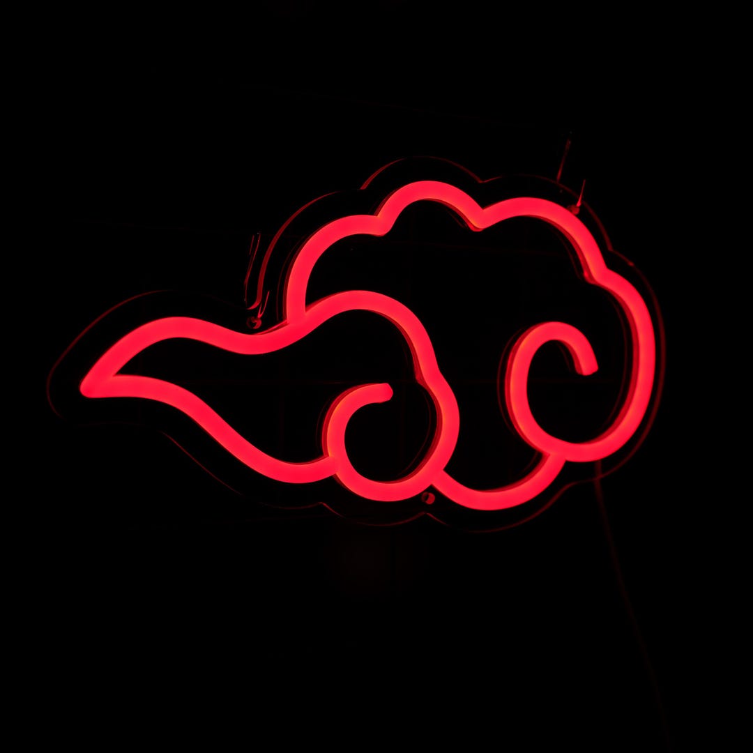 Red Cloud Neon Sign - Etsy