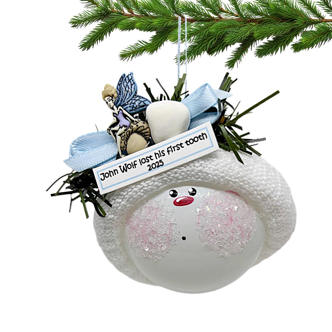 Lost Tooth Christmas Gift Ornaments Tooth Fairy Color Choice Townsend ...