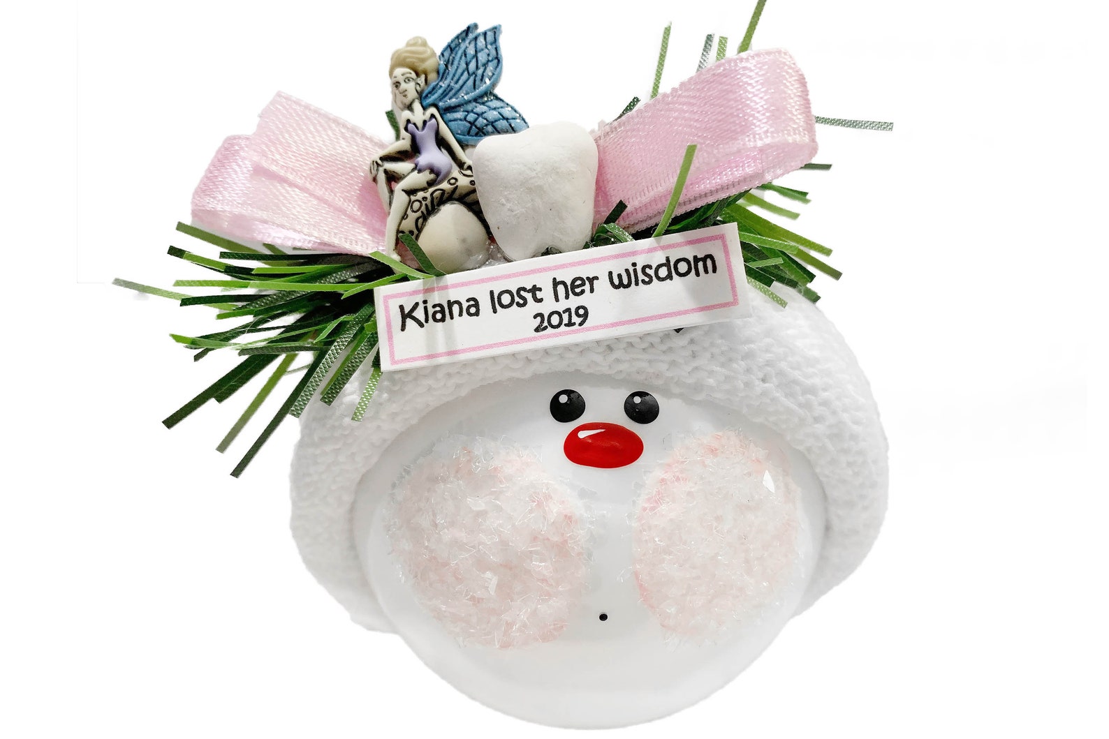 Lost Tooth Christmas Gift Ornaments Tooth Fairy Color Choice Townsend ...