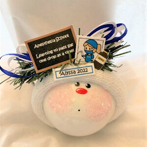 Nurse Anesthetist Student Christmas Ornaments Anesthesiologist ...