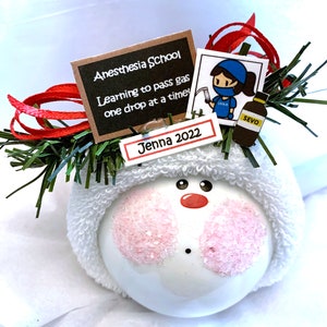 Nurse Anesthetist Student Christmas Ornaments Anesthesiologist ...