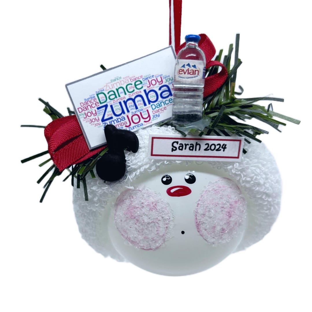 Handmade Zumba Ornament: Fitness Instructor Gift - Etsy