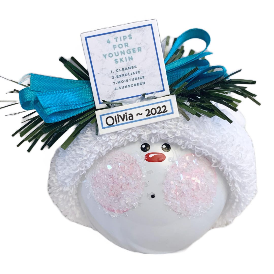 Spa Day Christmas Ornaments Skin Care Chart Townsend Custom Gifts ...