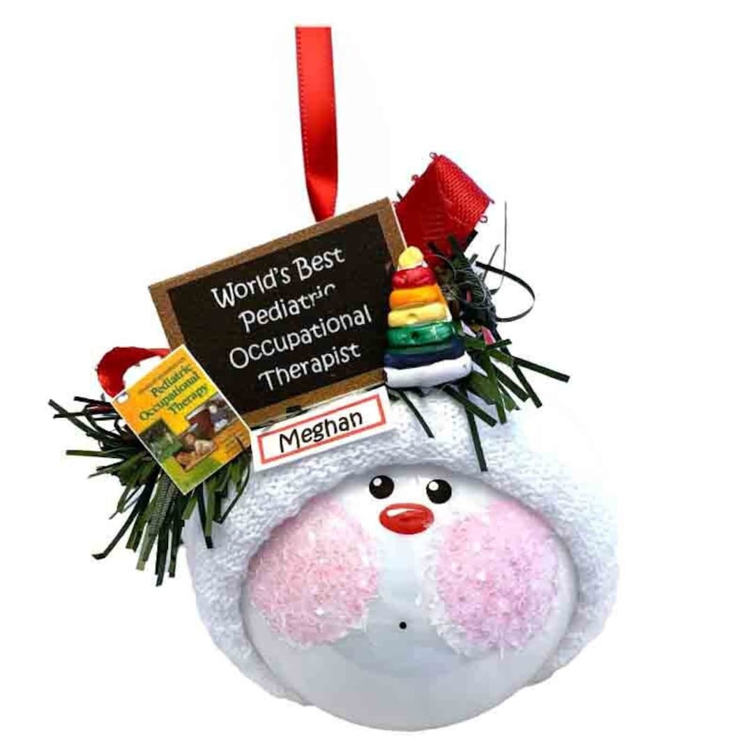 Pediatric Occupational Therapy Christmas Gift Ornament Toy Book Sign ...