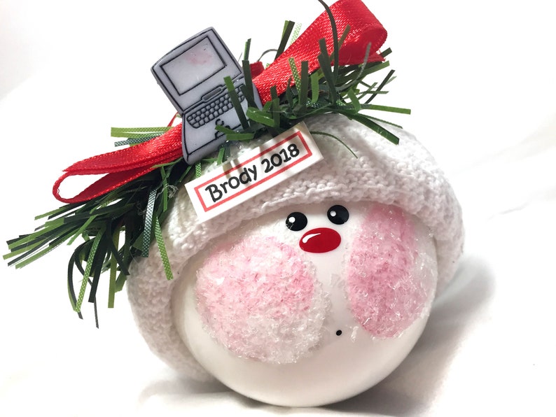 Business Christmas Ornaments Laptop Computer Townsend Custom - Etsy