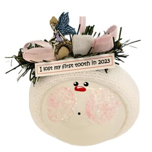 Lost Tooth Christmas Gift Ornaments Tooth Fairy Color Choice Townsend ...