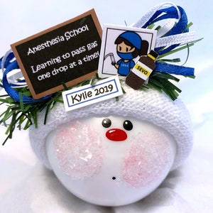 Nurse Anesthetist Student Christmas Ornaments Anesthesiologist ...