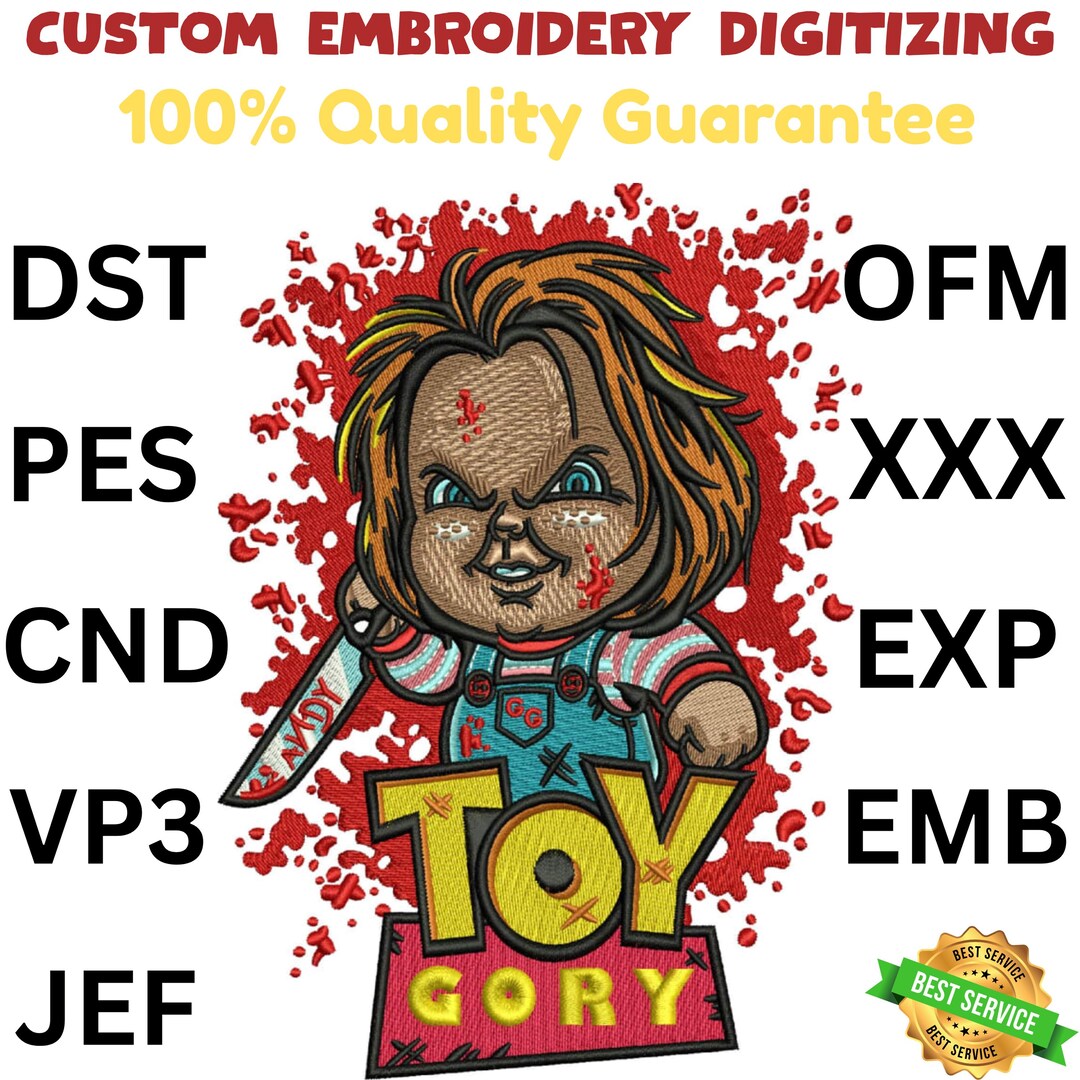 Custom Embroidery Digitizing Service: Convert Your Logo, Image or Any ...