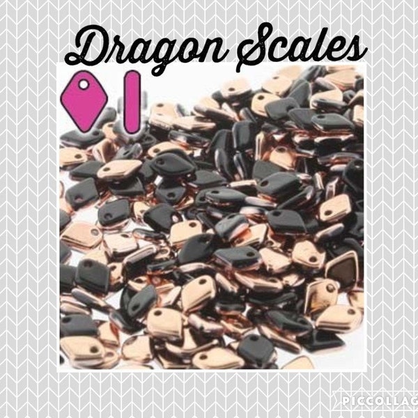 Dragon Scale Beads - Etsy
