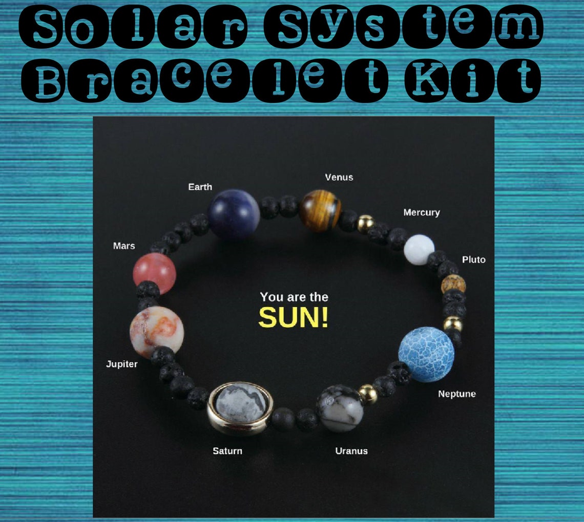 Solar System Bracelet KIT - Etsy